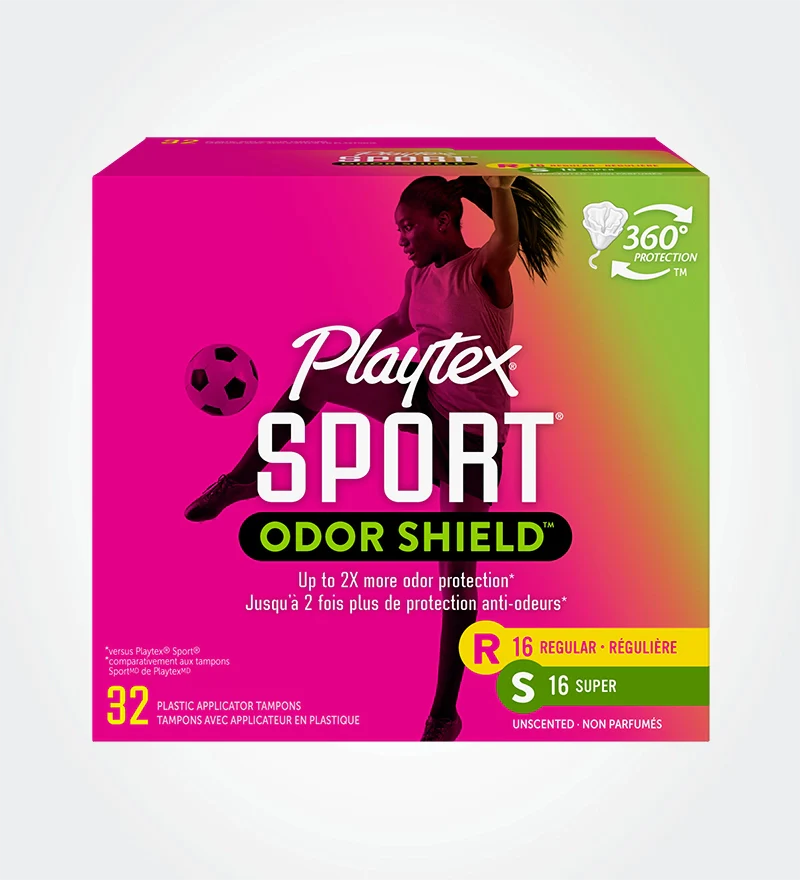 Playtex® Sport® OdorShield® Tampons, Multipack (Regular/Super Absorben ...